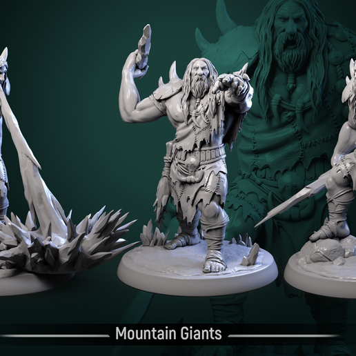 🌨️ 'Snow Storm' November 2021 release 20 STL's miniatures pre-supported ...