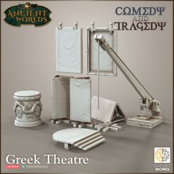 Download 3 3D models from Comedy and Tragedy listed by gadgetworks • 3D ...