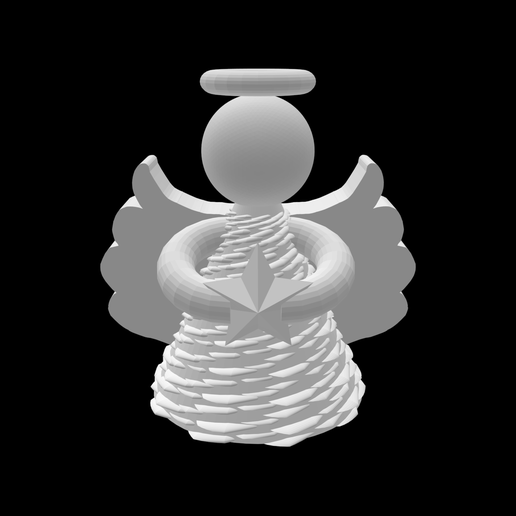 👼 Angel Ornaments・Free STL File for 3D printing・Cults