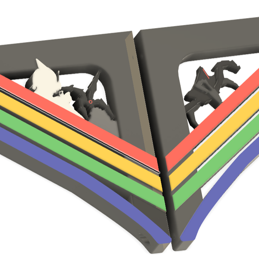 🎮 ARC Raiders inspired shelf brackets・Free 3MF File for 3D printing・Cults