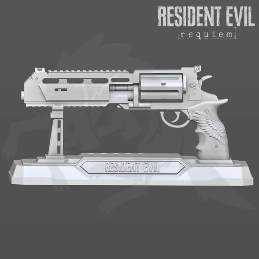 Requiem Revolver Stand – Residual Evil: Requiem (RE9) Display Base ...