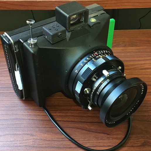 📷 LigeroPress Camera Body for Mamiya Press Polaroid Peel Apart Packfilm ...