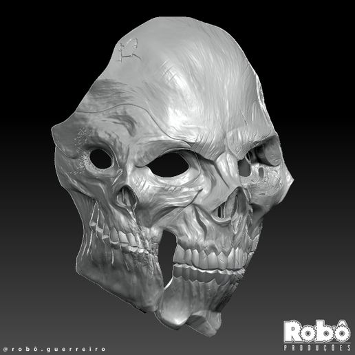 📁 Warden Nemesis Mask - Warzone MW3 - STL model 3D print file・ STL File ...