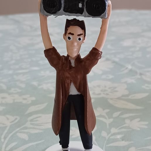 🎲 Say Anything Boombox Serenade (1989) John Cusack Lloyd Dobler Figure ...