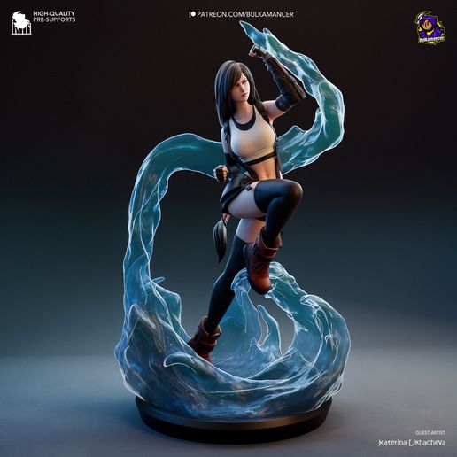 👧 Tifa Lockhart | Final Fantasy VII・ 3D File for 3D printing・Cults