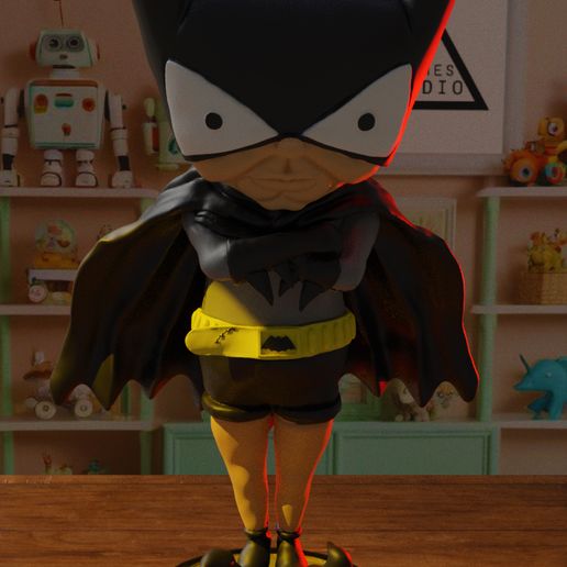 3D file Bat-Mite Fanart 🦸 ・3D printable design to download・Cults