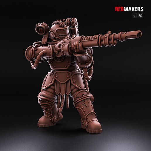 ☀️ Solar Guard - Squad of the Imperial Force・ 3D File for 3D printing・Cults