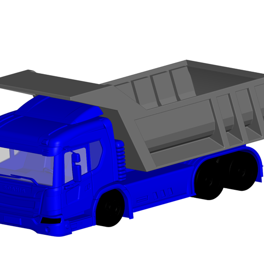 3D-Datei SCANIA-LKW・3D-druckbares Modell zum herunterladen・Cults