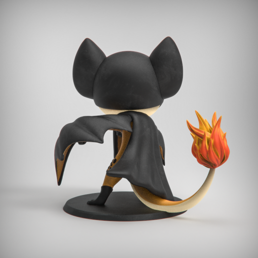 Archivo STL Batmander - Cute Batman and Charmander Pokemon Fusion Pop ...