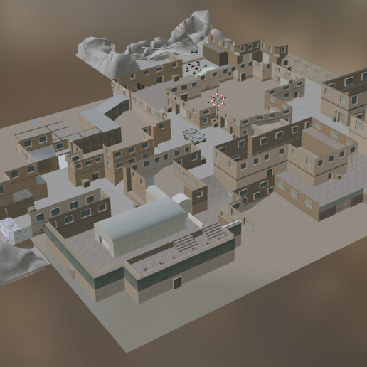 3D file Desert Camp Soldier Front CS2 Map 🏜️ ・3D printing idea to ...