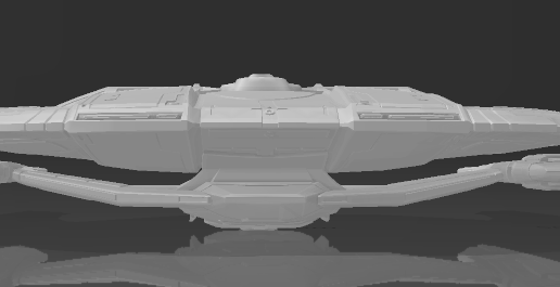 🖖 STO - Federation - Edison-class Temporal Warship・Free STL File for 3D ...