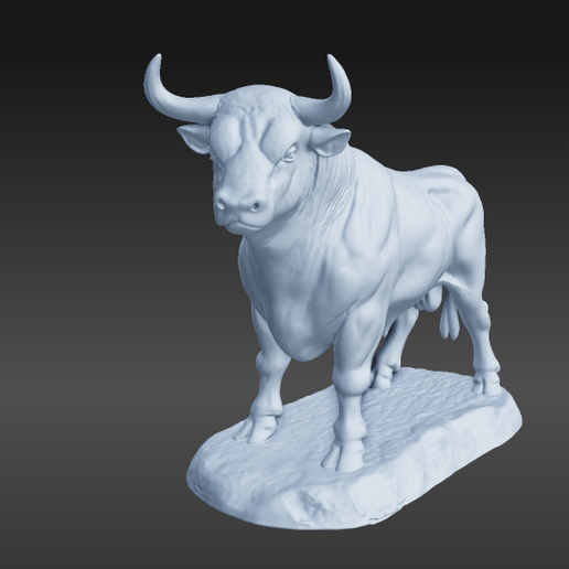 🐂 toro・Archivo STL para Impresión 3D・Cults