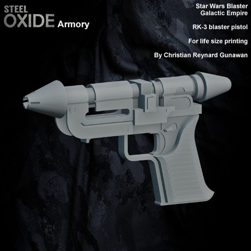 Thraw's RK-3 blaster.・ STL File for 3D printing・Cults
