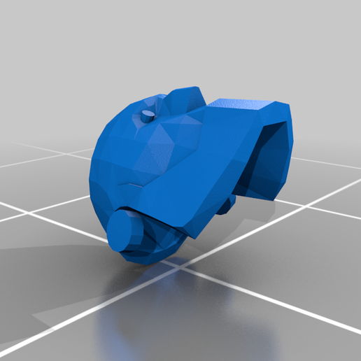 🤖 heavy bot head・Free 3D File for ・Cults