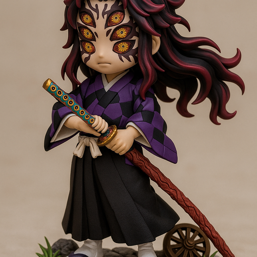 🌙 Kokushibo – Primera Luna Superior en Qposket – Demon Slayer: Kimetsu ...