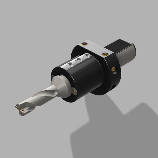 🔧 Tool holder DIN69880 E2-40X25・Free STL File for 3D printing・Cults