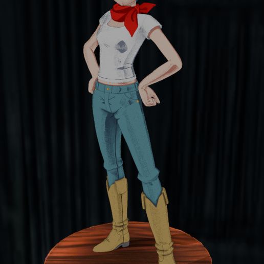 🐉 Bulma (Dragon Ball Super) 3D Printable STL with Base・ STL File for 3D ...