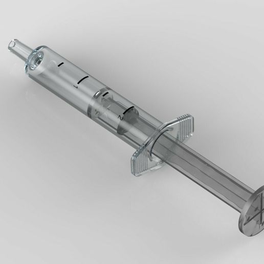 💉 Syringe・ STL File for 3D printing・Cults