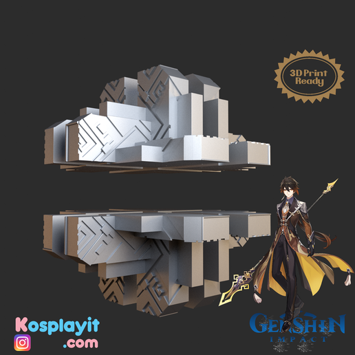 🎲 Genshin Impact - Zhongli Orb - Digital 3D Model Files - Zhongli ...