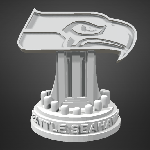 🏆 NFL Seattle Seahawks Logo Trophy・ STL File for 3D printing・Cults