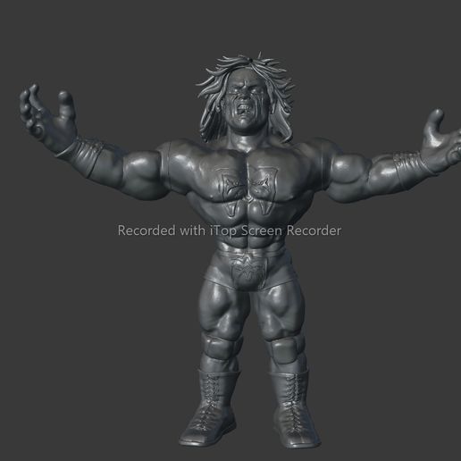 3D file WWF Ultimate Warrior Costum 🤼 ・3D printable model to download・Cults
