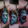 STL file Keychain Mimir God of War 🗝️ (OBJ)・3D printer model to ...