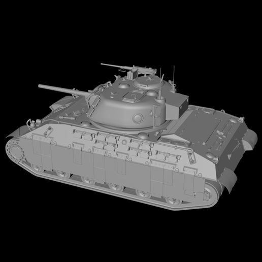 🪖 American T14 tank 3D model material・ OBJ File for 3D printing・Cults