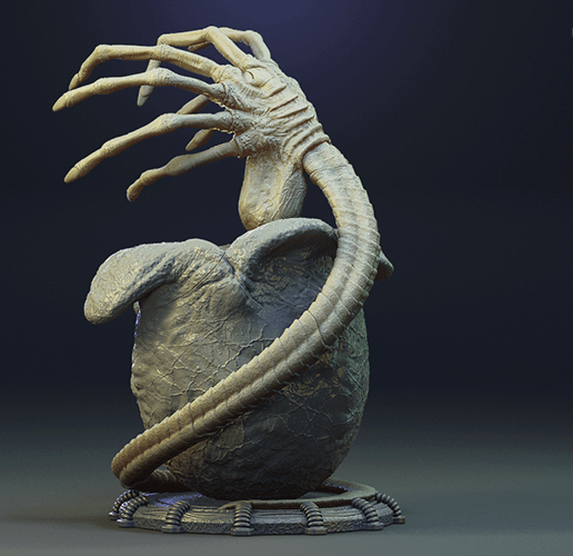 3D file Facehugger Alien 👽 ・3D printable model to download・Cults