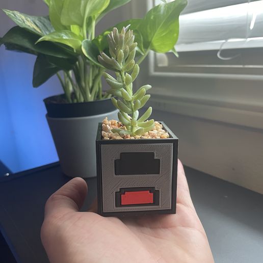 🪴 Minecraft Succulent Planter Collection・ 3D File for ・Cults