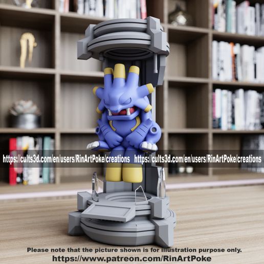 🥼 exploud in the lab from pokemon・ STL File for 3D printing・Cults