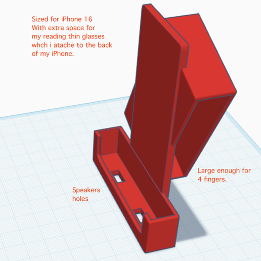 📱 iPhone hand holder・Free STL File for 3D printing・Cults