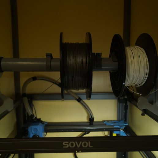 ⚙️ Spool beam pilons for SV08・Free 3D File for ・Cults