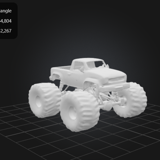 👹 Monster Truck・Free STL File for 3D printing・Cults