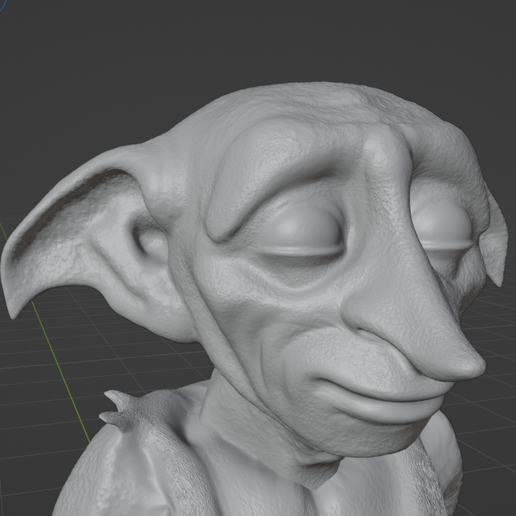 STL file DOBBY realistic figure from harry potter 🎬 ・Template to ...