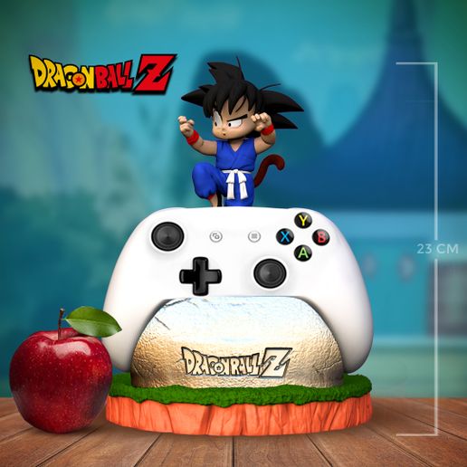 STL file SON GOKU TRAINING - JOYSTICK HOLDER - DRAGON BALL 🕹️ ・3D print ...