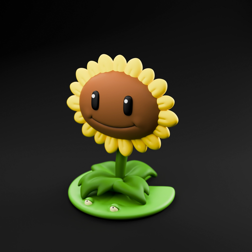 🌻 Sunflower Plants vs Zombies・ STL File for 3D printing・Cults