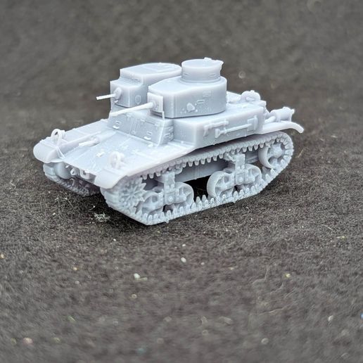 🪖 Light Tank M2A2 (US, 1936, Interwar+WW2)・ 3D File for 3D printing・Cults