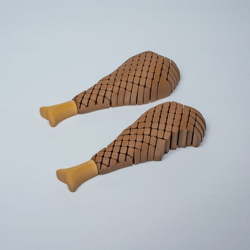 💾 Floppy Turkey Leg・ STL File for 3D printing・Cults