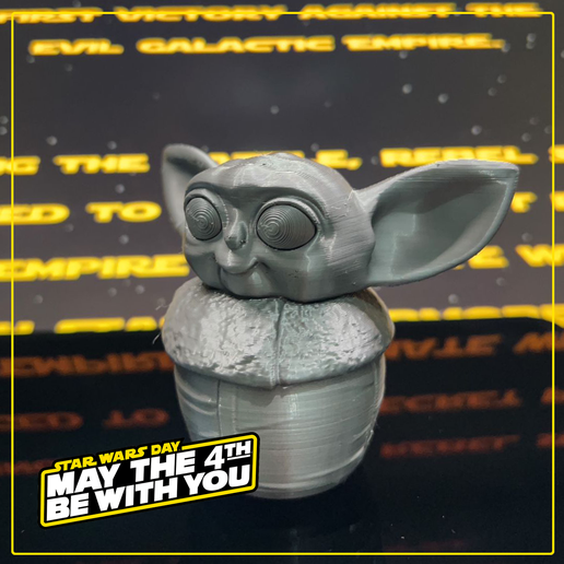 👶 Baby Yoda Box・Free STL File for ・Cults