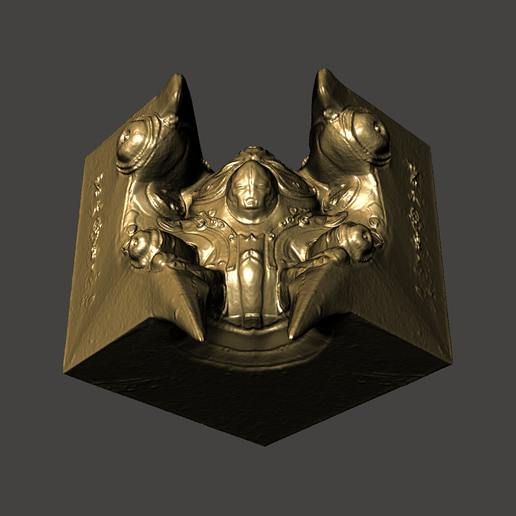 🪪 DOOM 3 SOULCUBE - LIFESIZE PROP - ULTRA DETAILED MESH Hi-Poly STL for ...