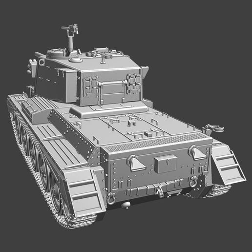 🪖 British FV4101 Charioteer Tank・ STL File for 3D printing・Cults