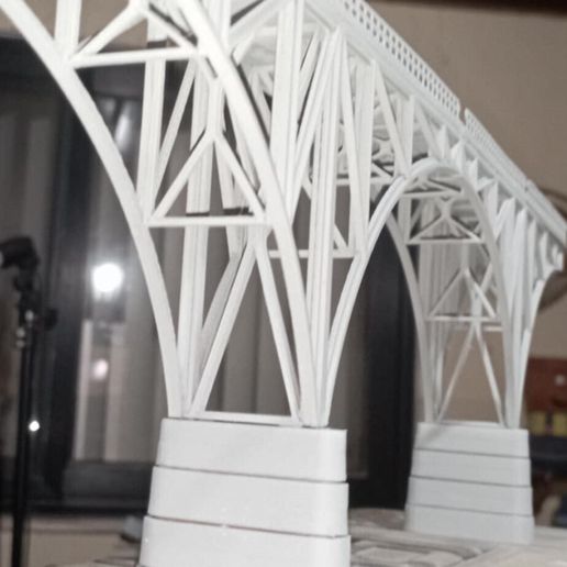 🌉 Model railroad iron bridge n scale (modular)・ STL File for 3D ...