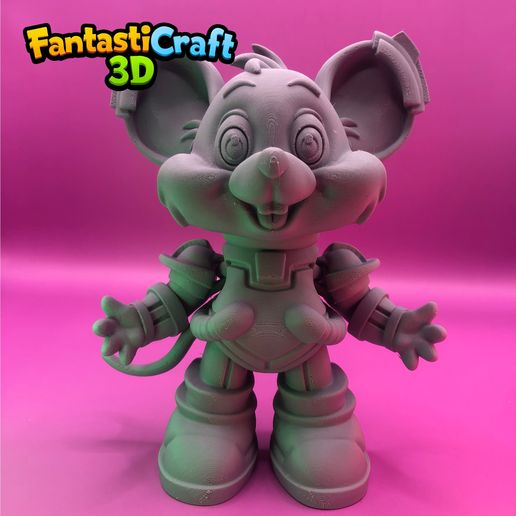🛰 FANTASTICRAFT3D - Space Mouse Mousetronaught - flexi model for fdm 3d ...