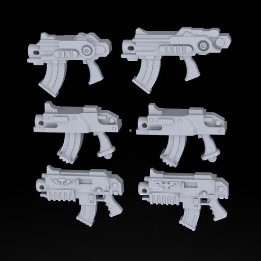 🫡 Super Soldier Rivet Guns 28mm・Free STL File for 3D printing・Cults
