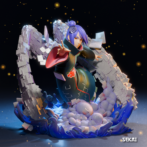 3D file KONAN SCULPTURE - SEKAI 3D MODELS - TESTED AND READY FOR 3D ...