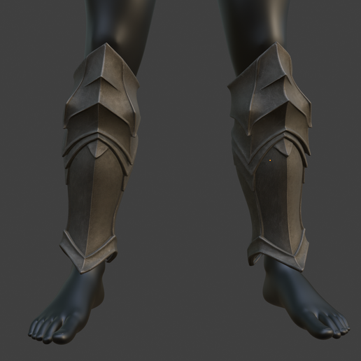 🎭 Black Knight Greaves・ STL File for 3D printing・Cults