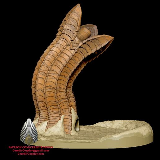 🎲 Dune Sandworm Dice Tower 3D DIGITAL DOWNLOAD・ 3D File for 3D printing ...