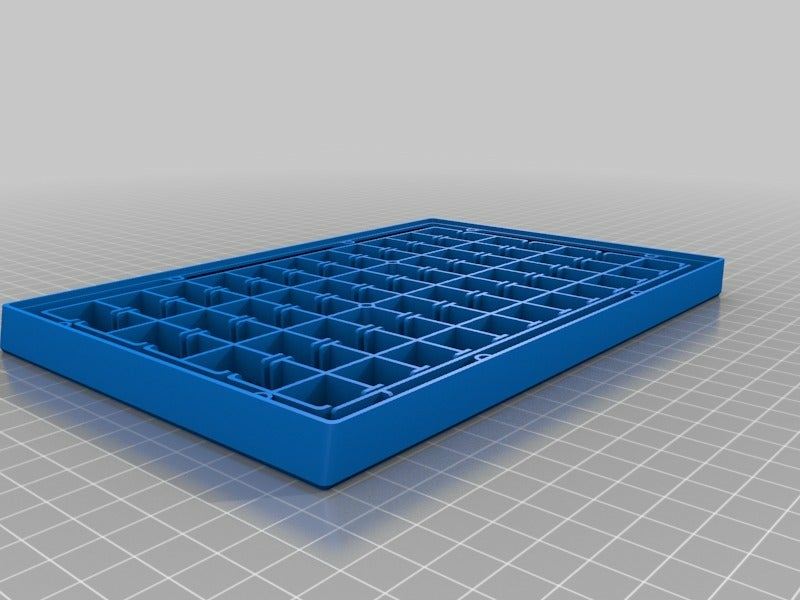 Download Free Stl File Lazy Grid Clock • 3d Print Template ・ Cults