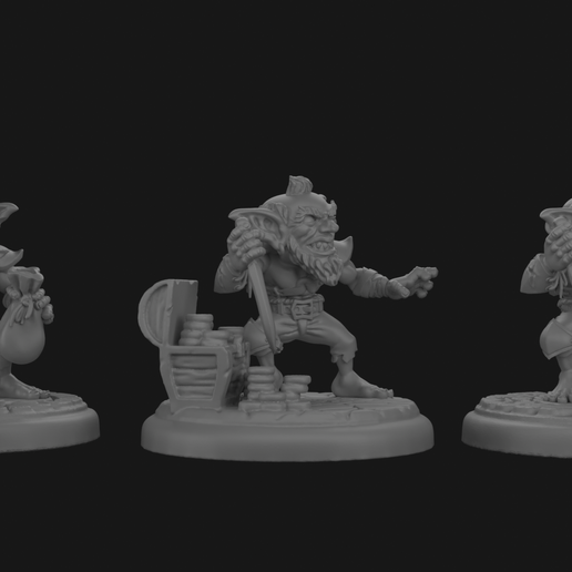 👺 Goblin - 3D Miniature with 2 Poses・Free STL File for 3D printing・Cults