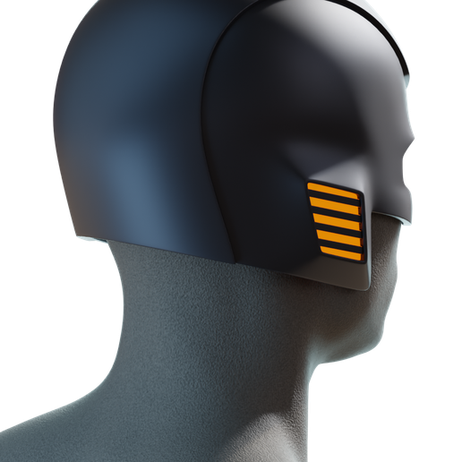 👨 Dispatch mecha man Mask・ STL File for 3D printing・Cults
